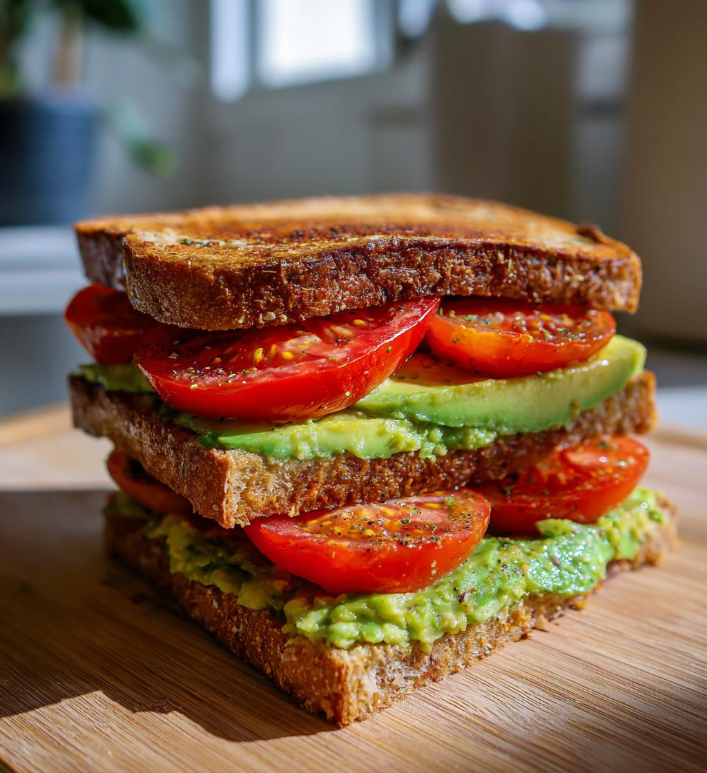 Tomato Avocado Sandwich: 5 Minutes to Delicious Bliss – Vihaad Przepisy