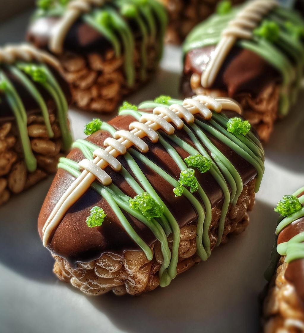 Football Rice Crispy Treats: 5 Steps to Game Day Joy – Vihaad Przepisy