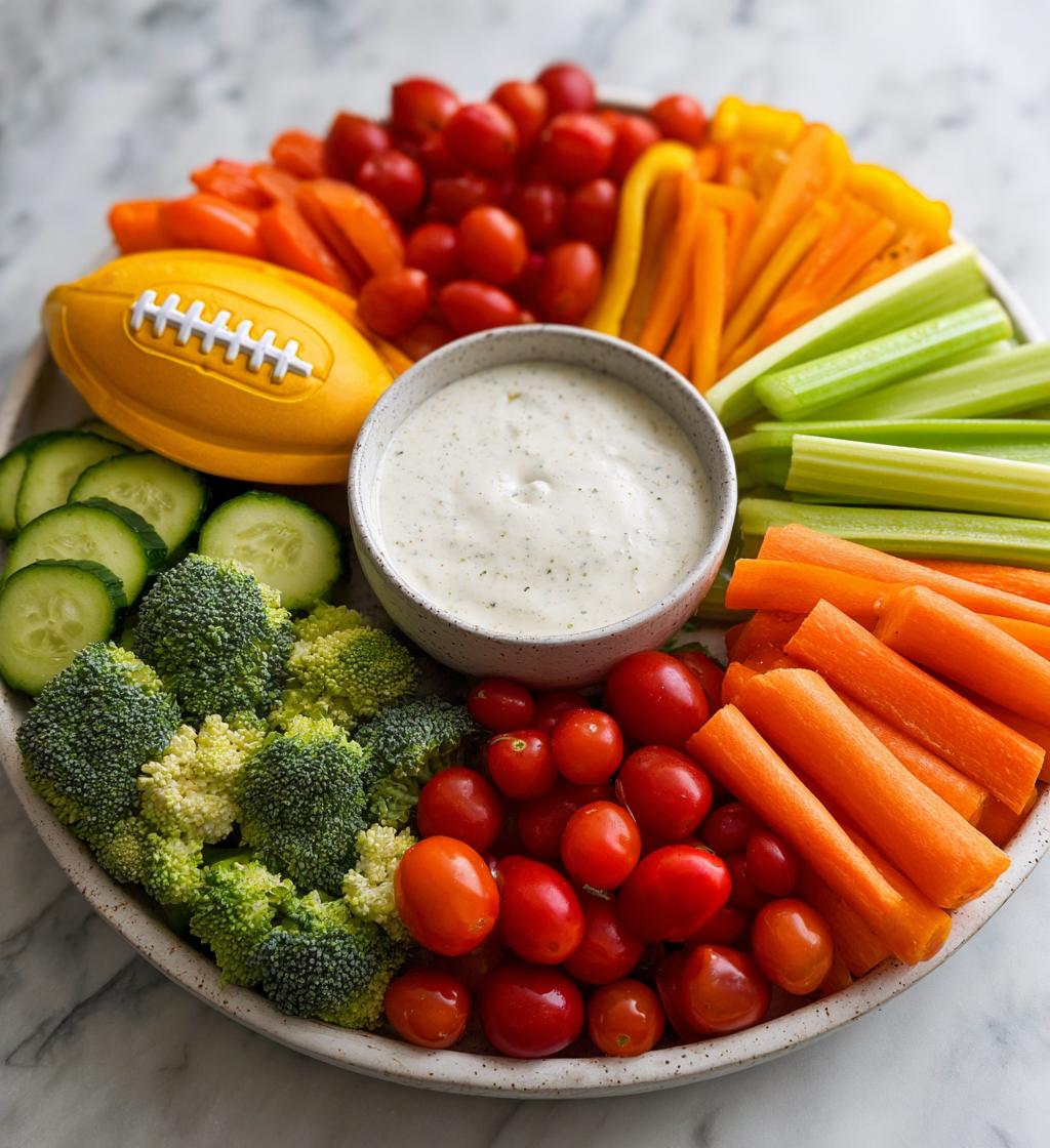 Football Vegetable Tray: 5 Simple Steps to a Guilt-Free Delight ...